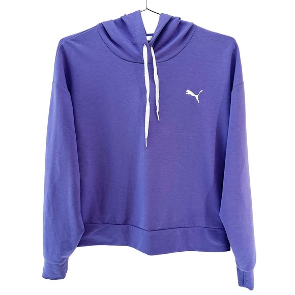 Puma | Tops | Puma Womens Athleisure Crop Hoodie Sweatshirt Small ...
